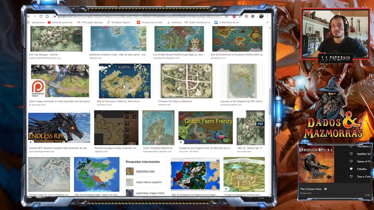 Tablero Virtual de dungeon20 para jugar a rol online. ¡Muy sencillo ...