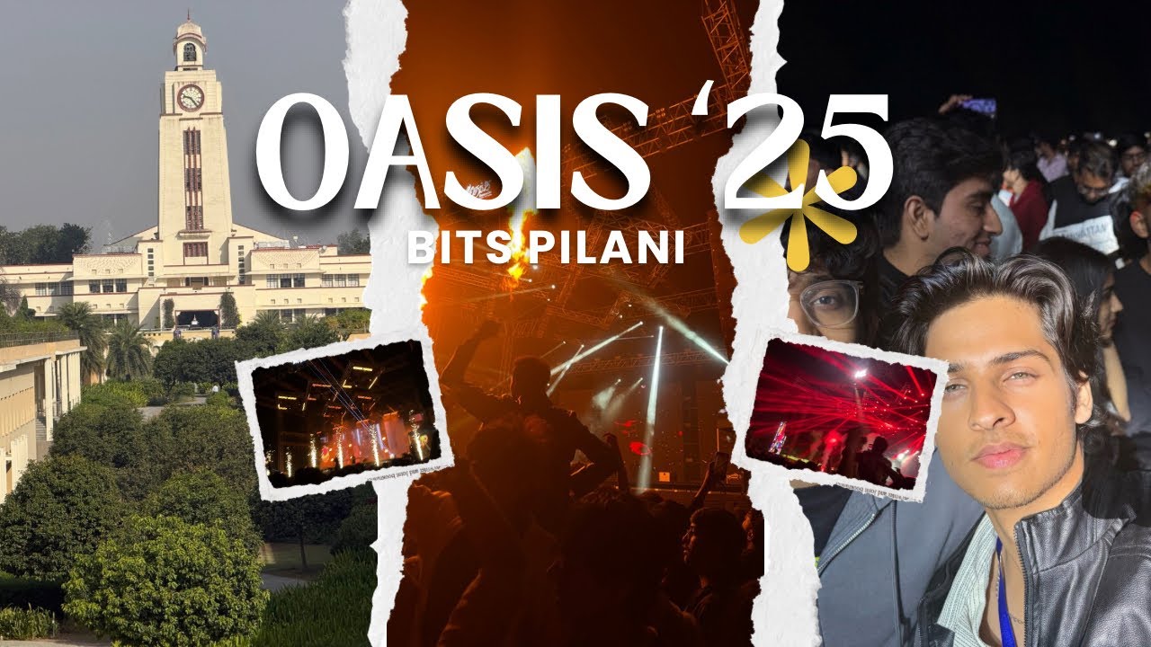 Life at Oasis’25, BITS Pilani 🔥|| ft@ritvizji - YouTube