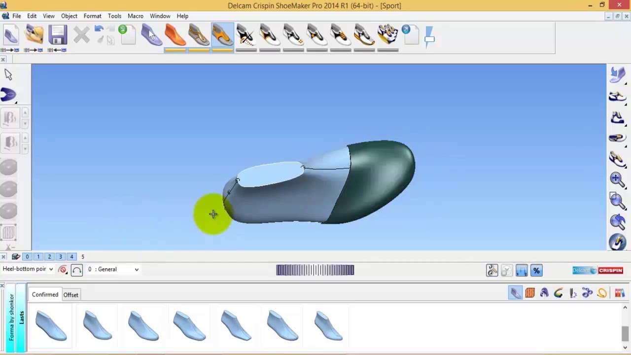 3.How to use Level of Delcam Crispin shoemaker - YouTube