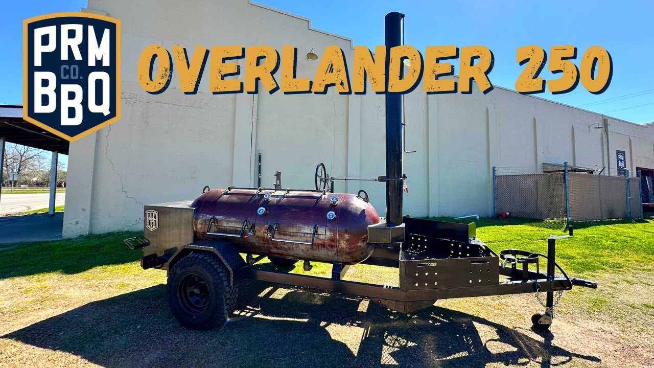 Overlander 250 gallon Barbecue Smoker Pit - Most Versatile Barbecue ...