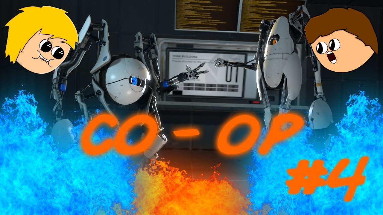 Portal 2 Co-op #4 - Infinite fall - YouTube