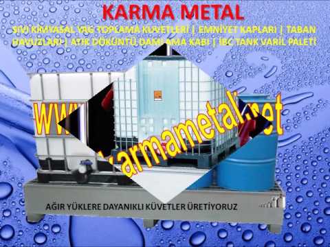 Kimyasal madde dolapları için taban küvet Paslanmaz çelik kimyasal toplama paleti KARMA METAL