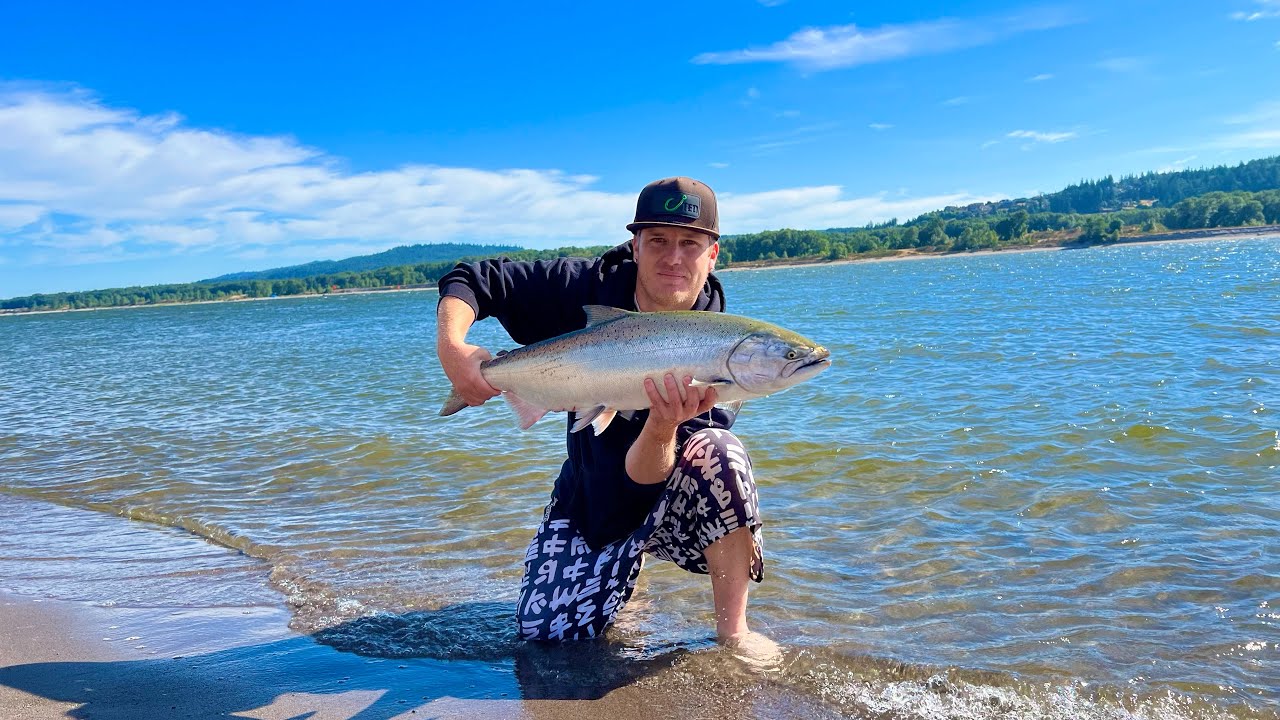 Summer Steelhead & Chinook on the Columbia river (first time plunking ...