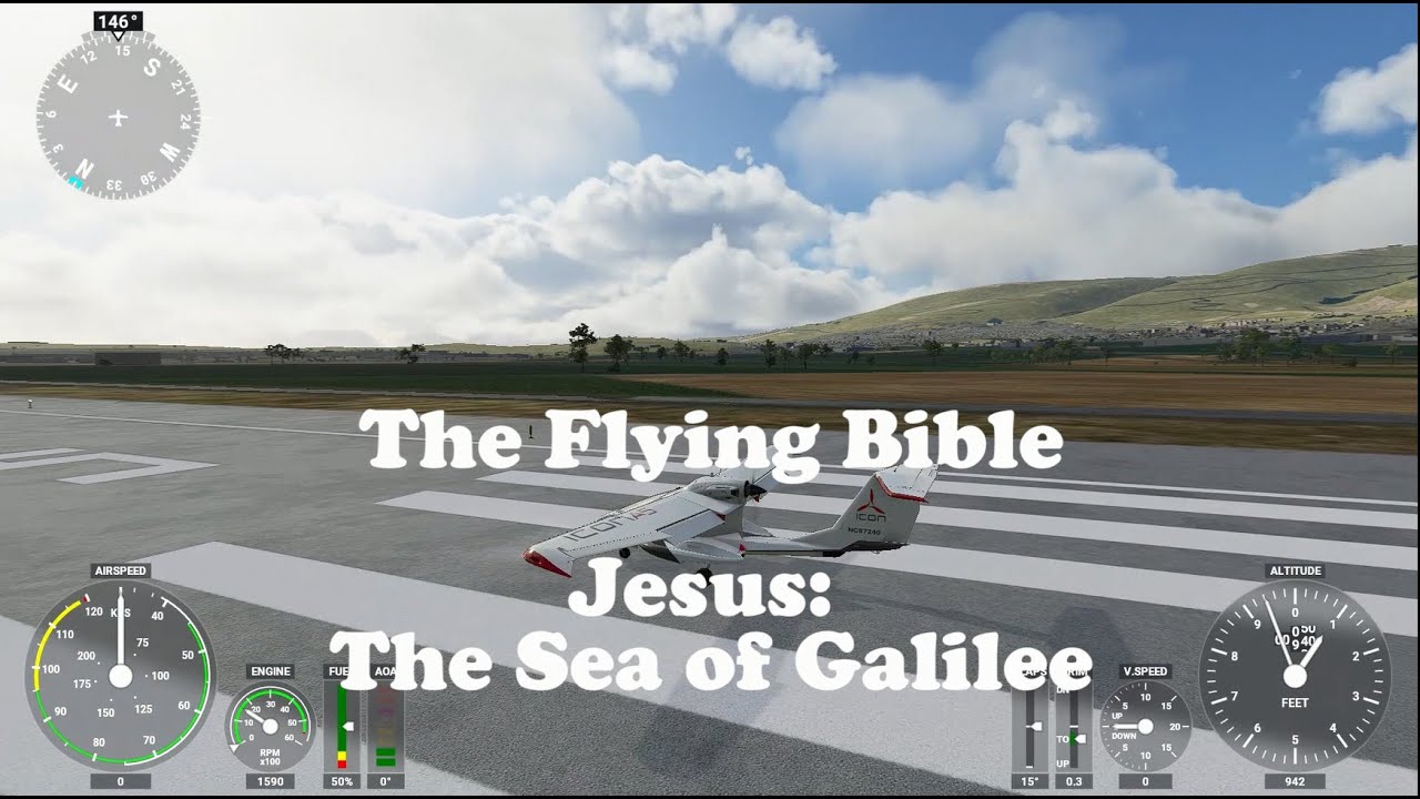 The Flying Bible + Jesus: The Sea of Galilee + MSFS2020 - YouTube
