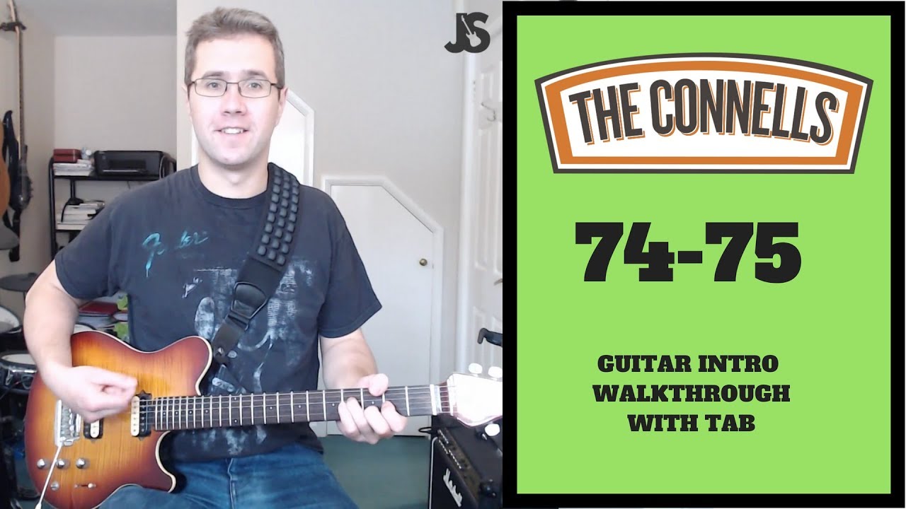 The Connells - 74 75 guitar lesson - YouTube