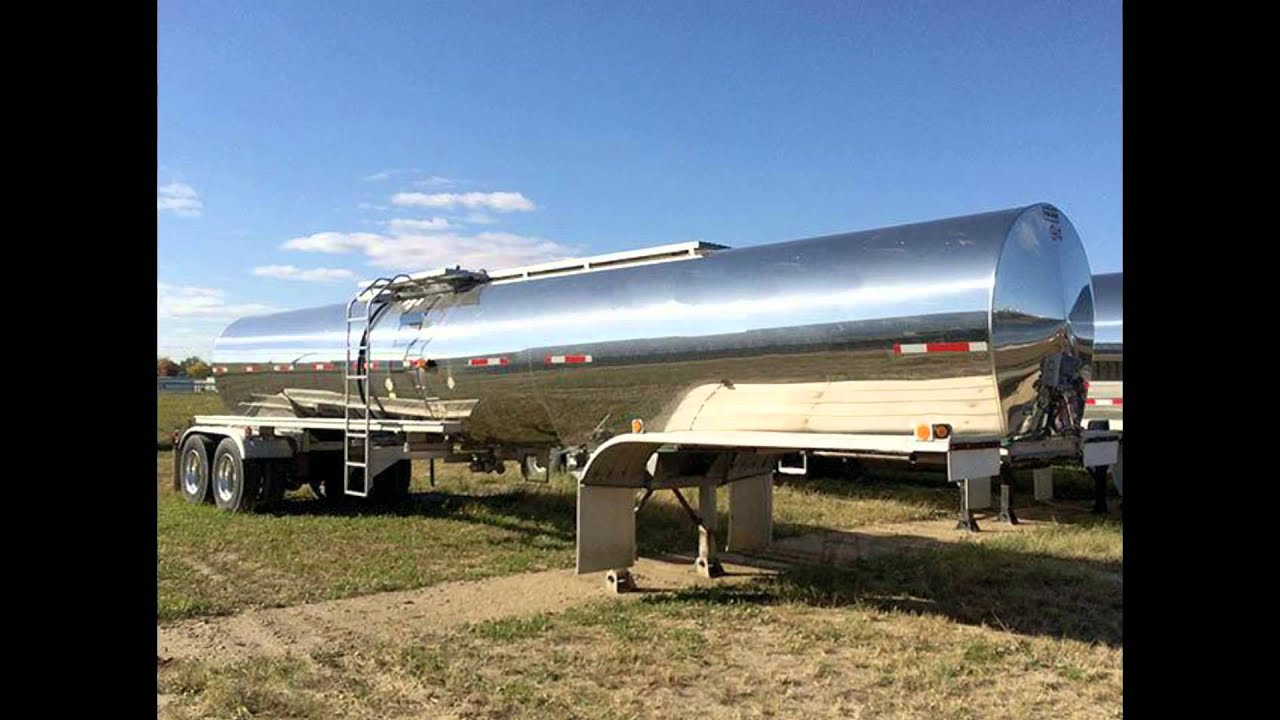 2000 Polar Stainless Steel Double Conical Insulated Tanker - YouTube