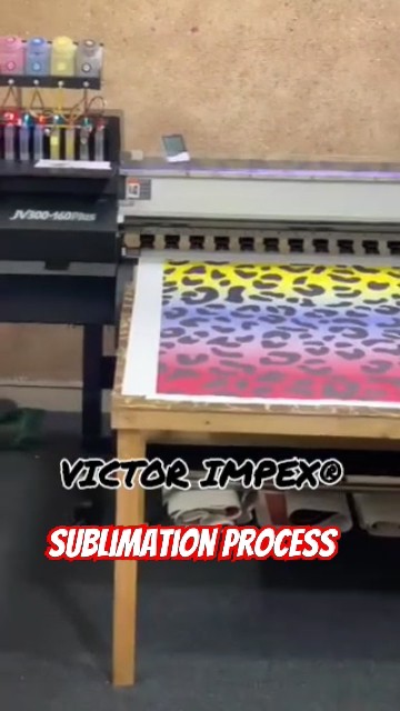 Sublimation Process | VICTOR IMPEX® Factory | Sialkot Pakistan | #sublimation #print #fyp # ...