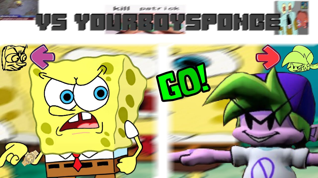 Friday Night Funkin' VS Spongebob Parodies V3 (FNF Mod) (YourBoySponge ...