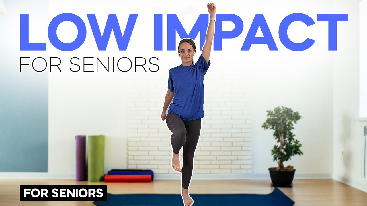 20 Minute Low Impact Exercise For Seniors (Burn Belly Fat) - YouTube