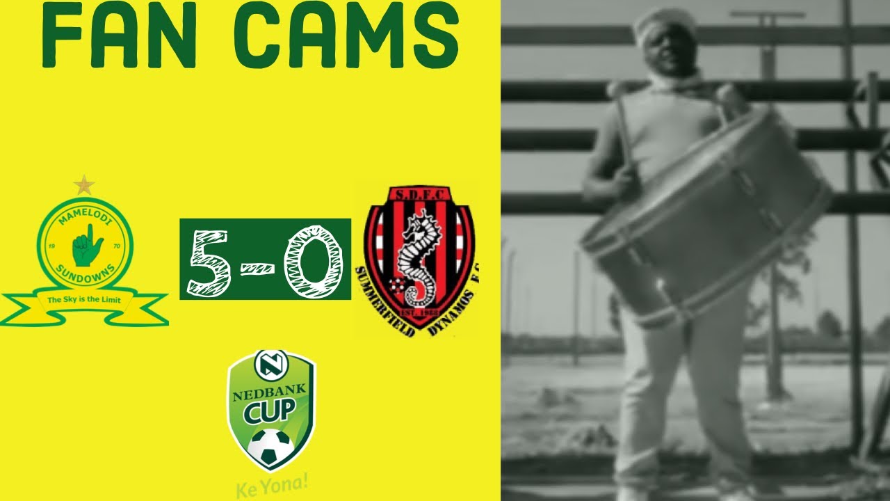 Mamelodi Sundowns 5-0 Summerfield Dynamos | FanCams | Reactions - YouTube