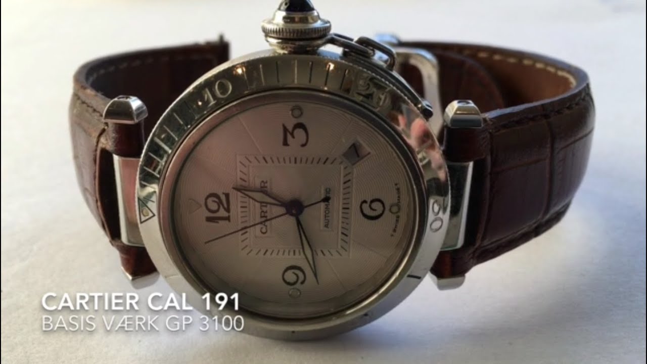 Cartier Cal 191 Basis GP 3100 - YouTube