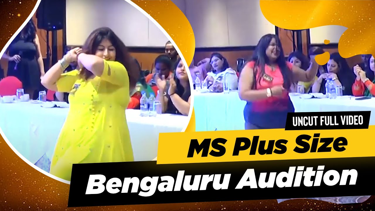 MS Plus Size Bangalore Audition | Plus Size Fashion Show | Plus Size ...