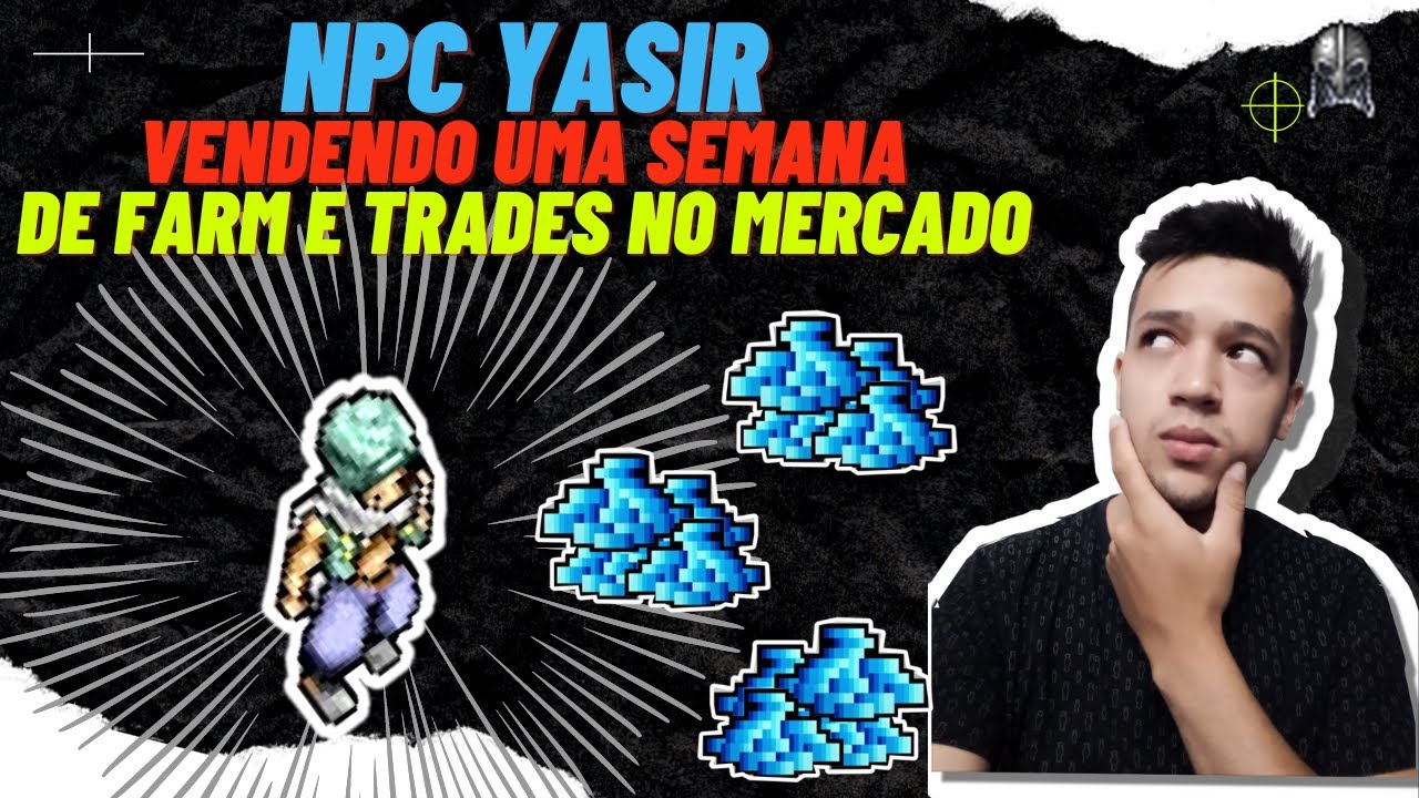 TIBIA - VENDENDO UMA SEMANA DE FARM E TRADE NO YASIR VIDA DE MERCADOR # ...