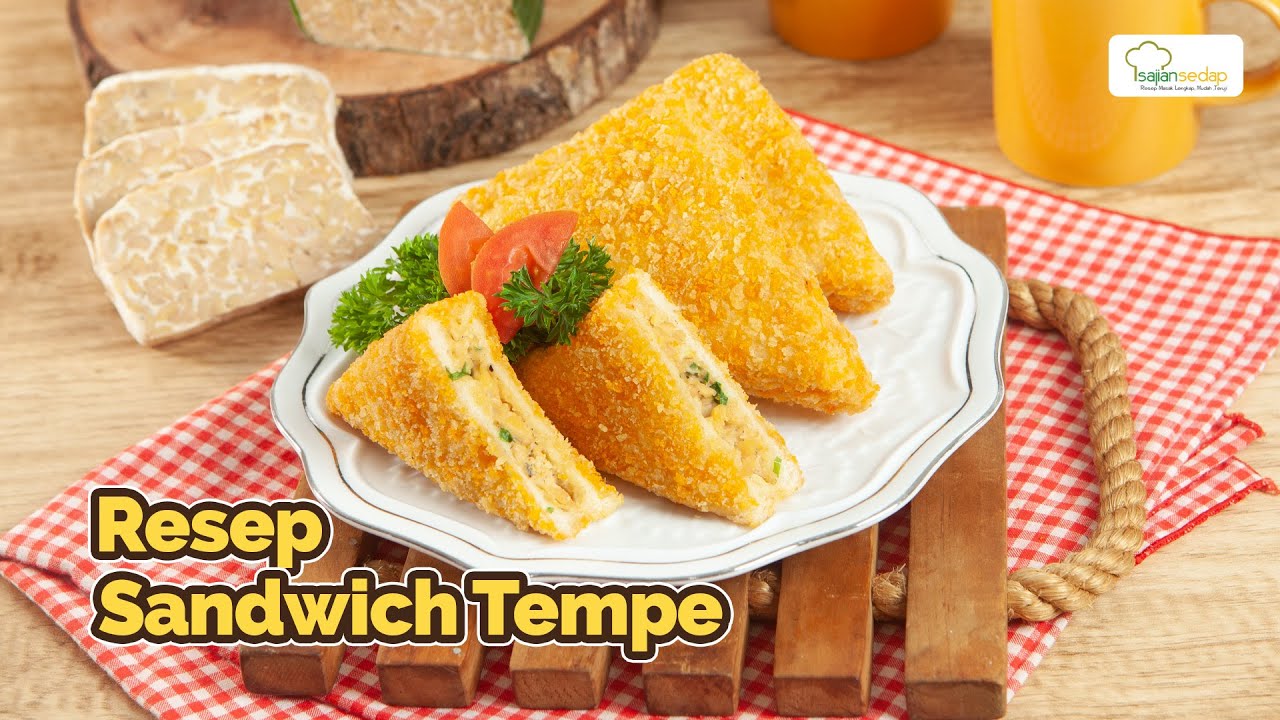 RESEP SANDWICH TEMPE, BEKAL SEKOLAH PRAKTIS DAN SEHAT! - YouTube