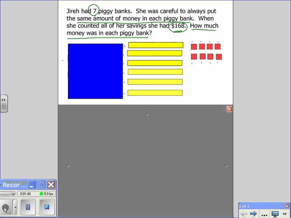 base 10 division - YouTube