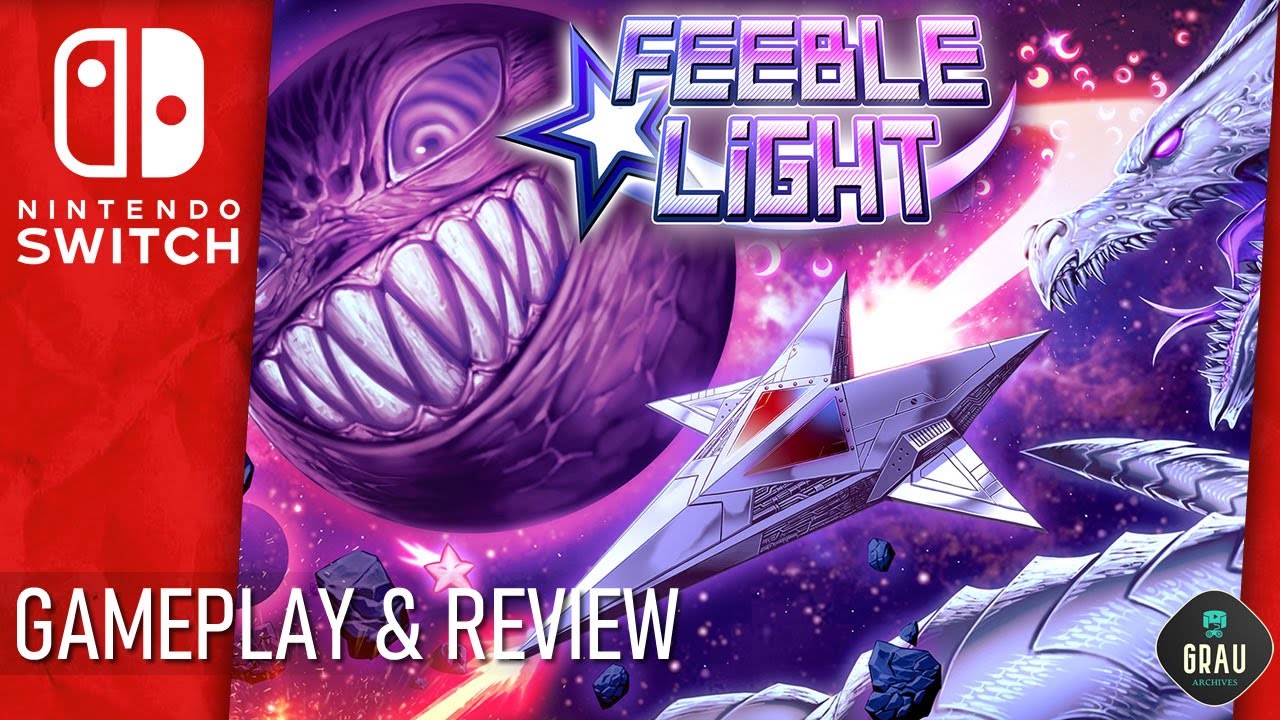Feeble Light NINTENDO SWITCH GAMEPLAY AND REVIEW | RETRO SHOOT EM UP - YouTube