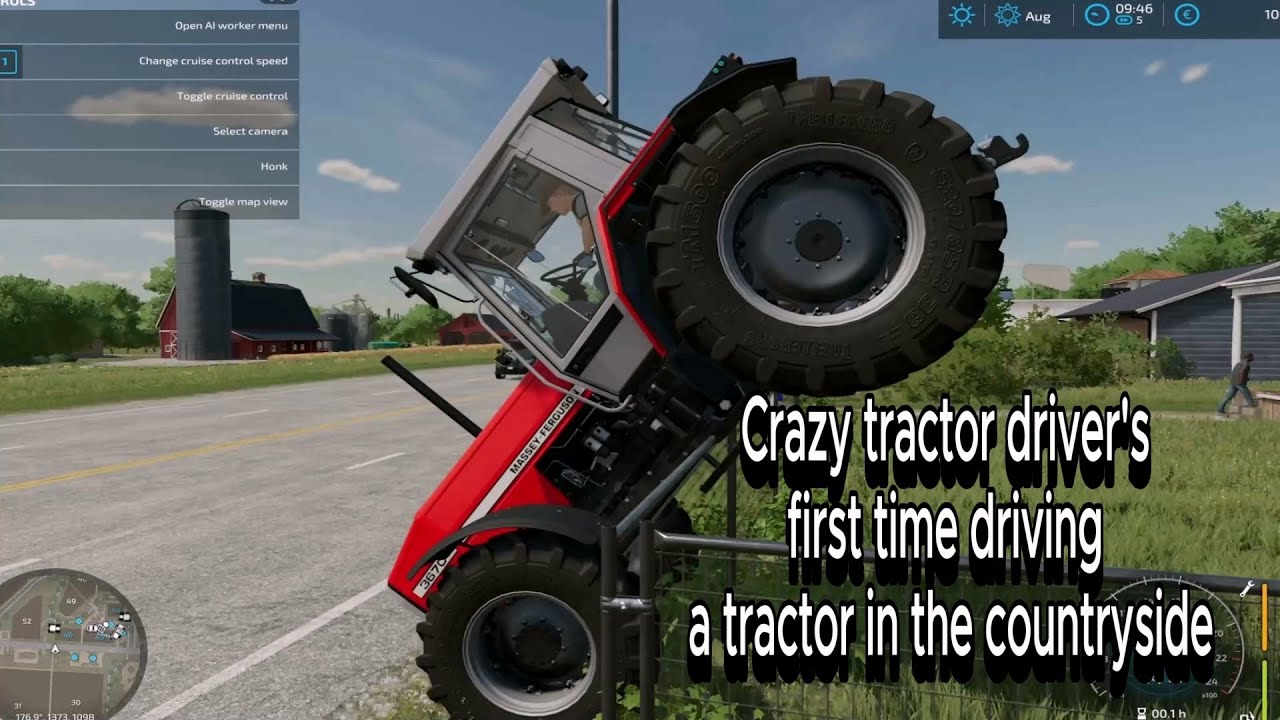 Crazy Tractor Driver Stunts in Countryside: Farming Simulator ...