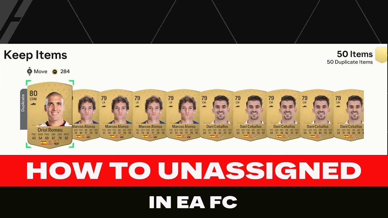 𝗛𝗢𝗪 𝗧𝗢 𝗚𝗢 𝗨𝗡𝗔𝗦𝗦𝗜𝗚𝗡𝗘𝗗 𝗜𝗡 𝗘𝗔 𝗙𝗖 l STACK UNLIMITED DUPLICATE PLAYERS IN YOUR CLUB #eafc #fifa24 # ...