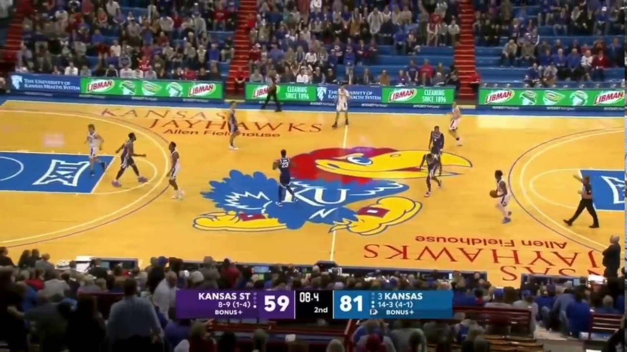 Kansas vs Kansas State fight - YouTube