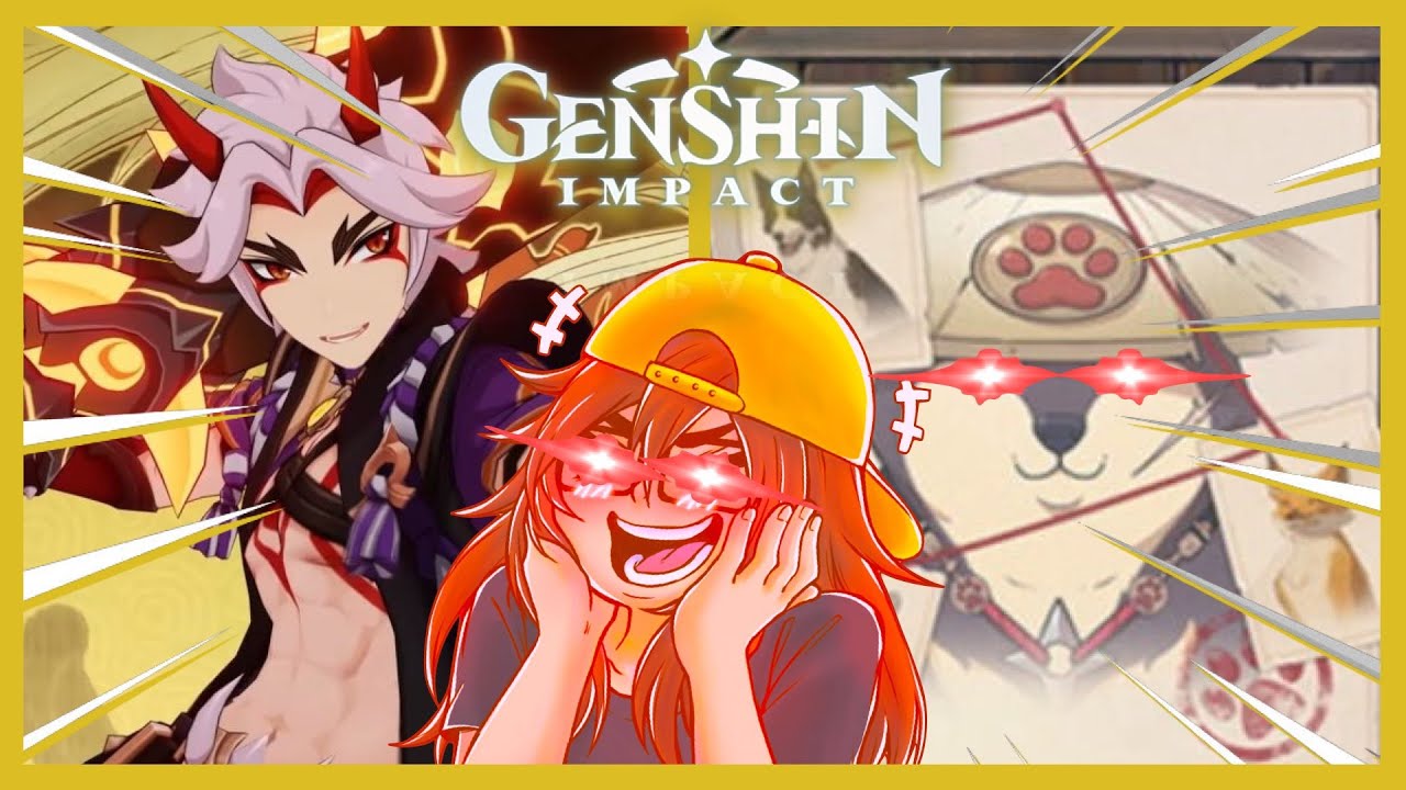 MY ONE & "ONI" 50/50 HIMBO ITTO PULL & DOGE?! | Genshin Impact stream ...