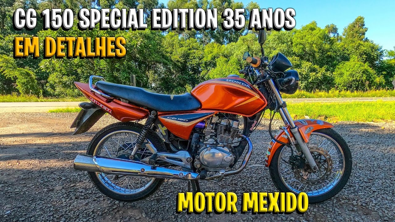 HONDA CG 150 EDIÇÃO ESPECIAL em detalhes *melhor que original* - YouTube