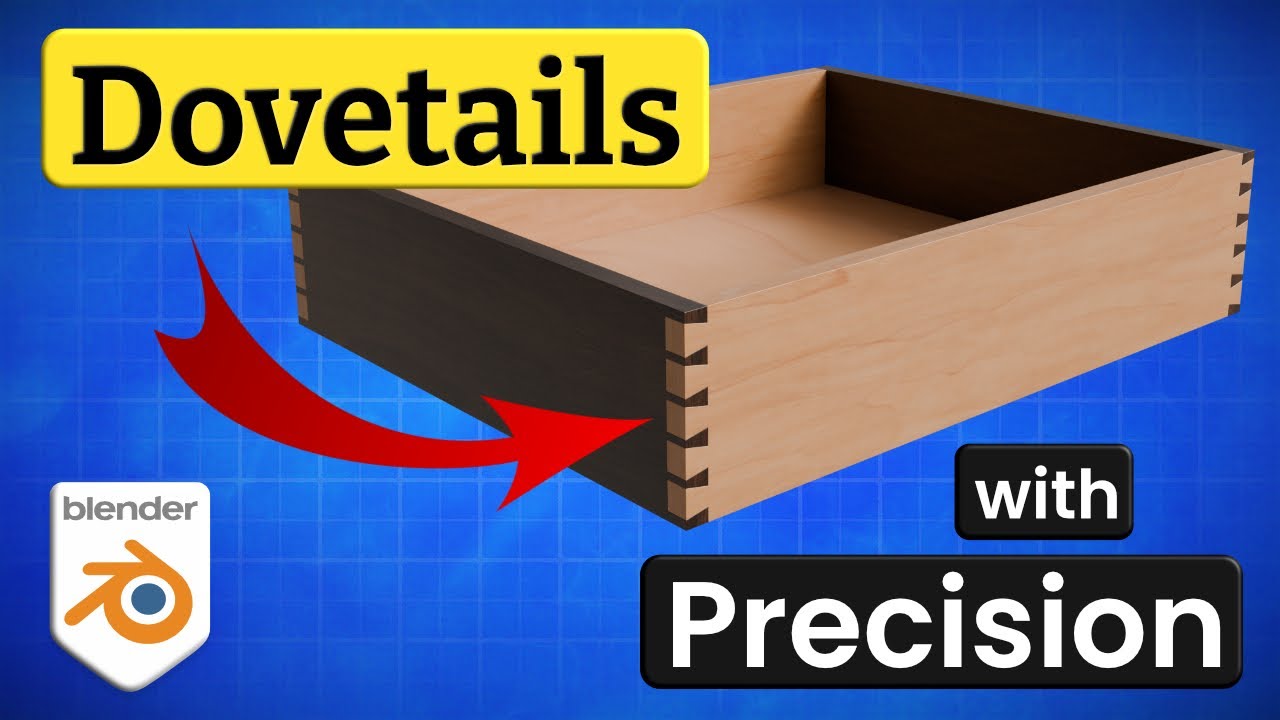 Mastering Dovetails - Precision Modeling In Blender - YouTube