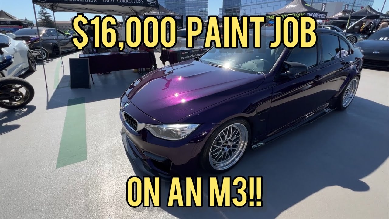 $16k PAINT JOB ON M3 + EXOTICS + CAR LIMBO all at Oktoberfest ‘22 - YouTube
