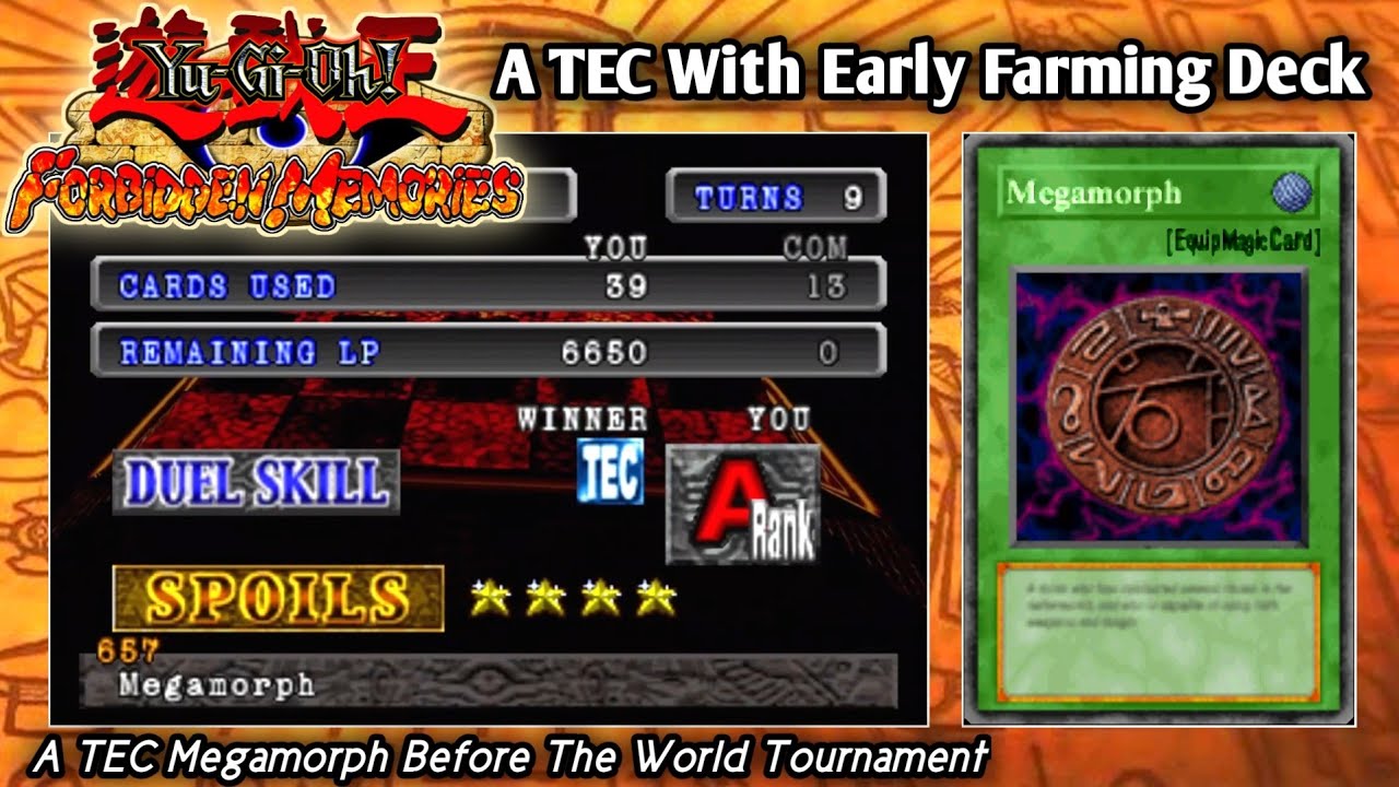 A TEC Megamorph Early Game | Yu-Gi-Oh! Forbidden Memories (PS1 ...