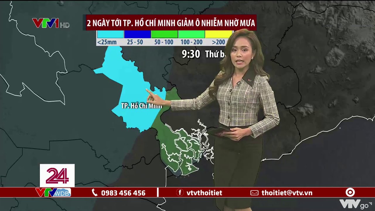 2 ngày tới TP. Hồ Chí Minh giảm ô nhiễm nhờ có mưa trái mùa | VTVWDB ...