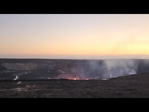 Live Cam Kilauea Volcano Hawaii Travel Vlog #thehappsters - YouTube