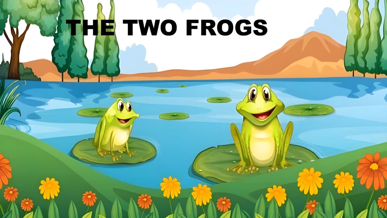 KIDS STORY 'THE TWO FROGS'/KIDS FUN/MORAL STORY👌👌/STORY TIME/KIDS TIME ...