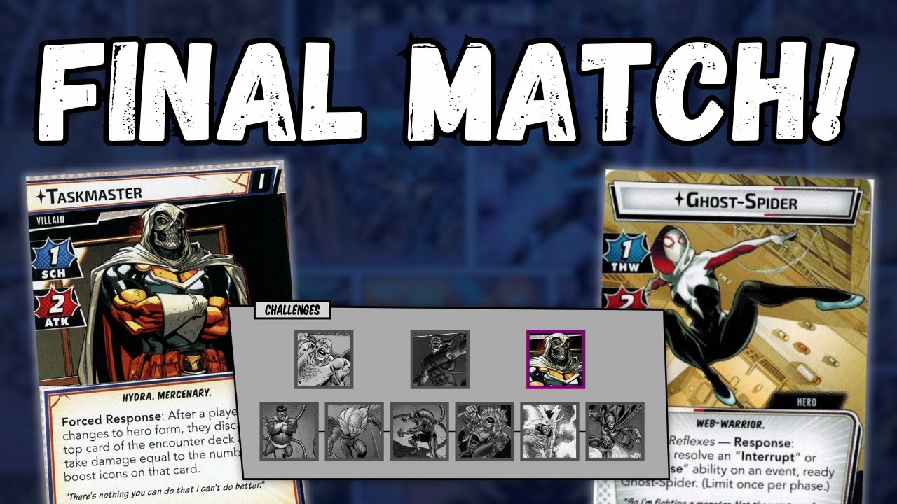 Marvel Champions Lone Wolves Challenge Game 4 - Ghost Spider vs Expert ...