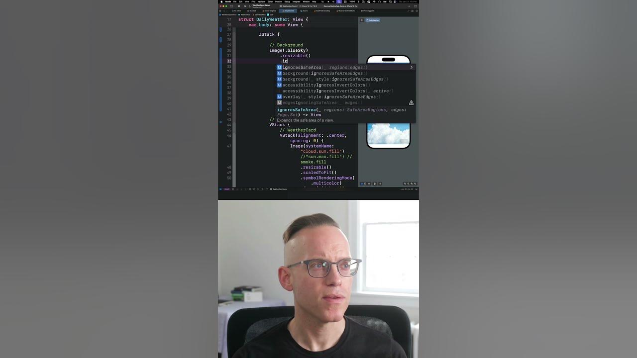 SwiftUI Hack: Add Fullscreen Backgrounds in Seconds - YouTube