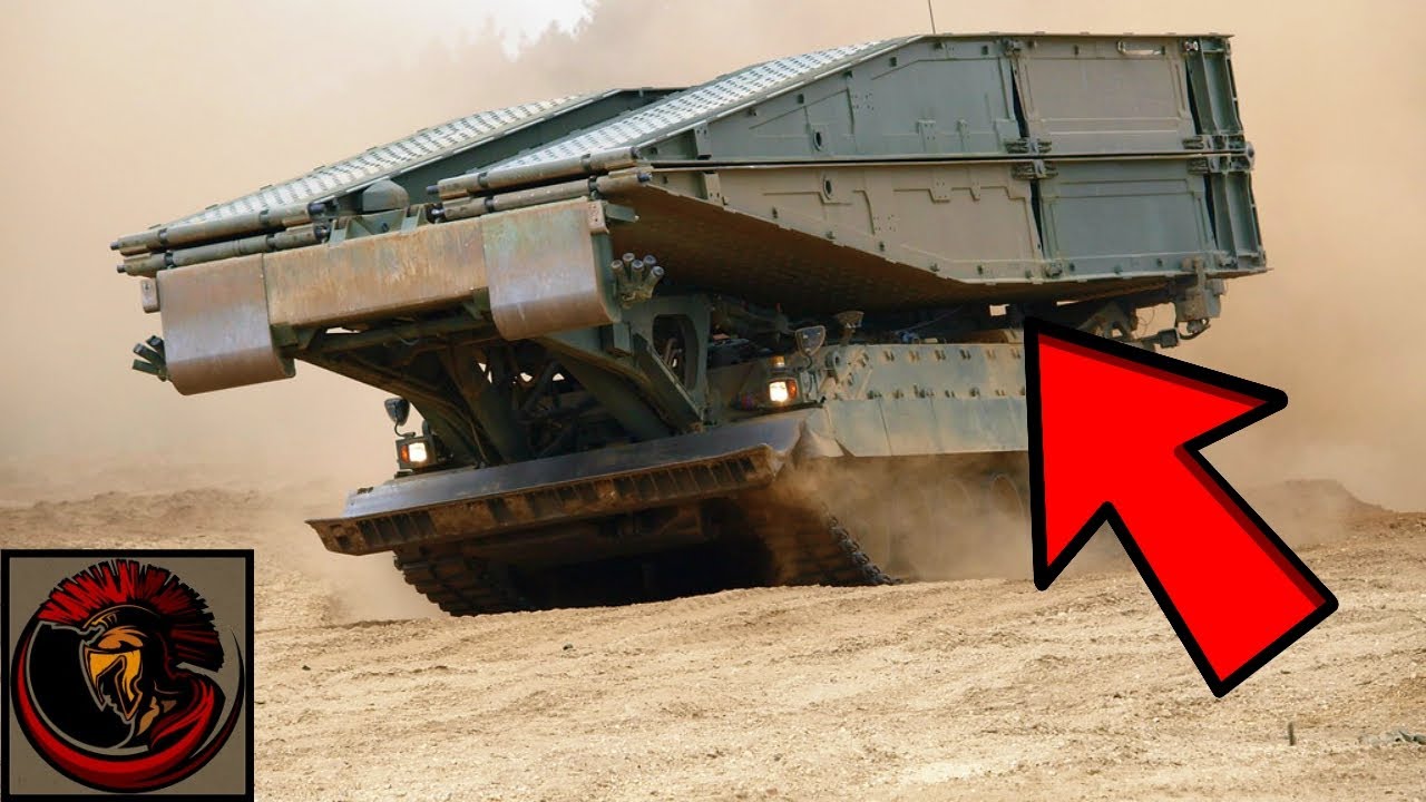 How NOT to disembark from armored bridge laying vehicles - YouTube