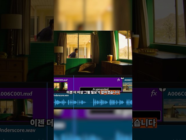 프리미어프로 Ai 업데이트 미쳤습니다 프리미어프로 Ai 영상편집