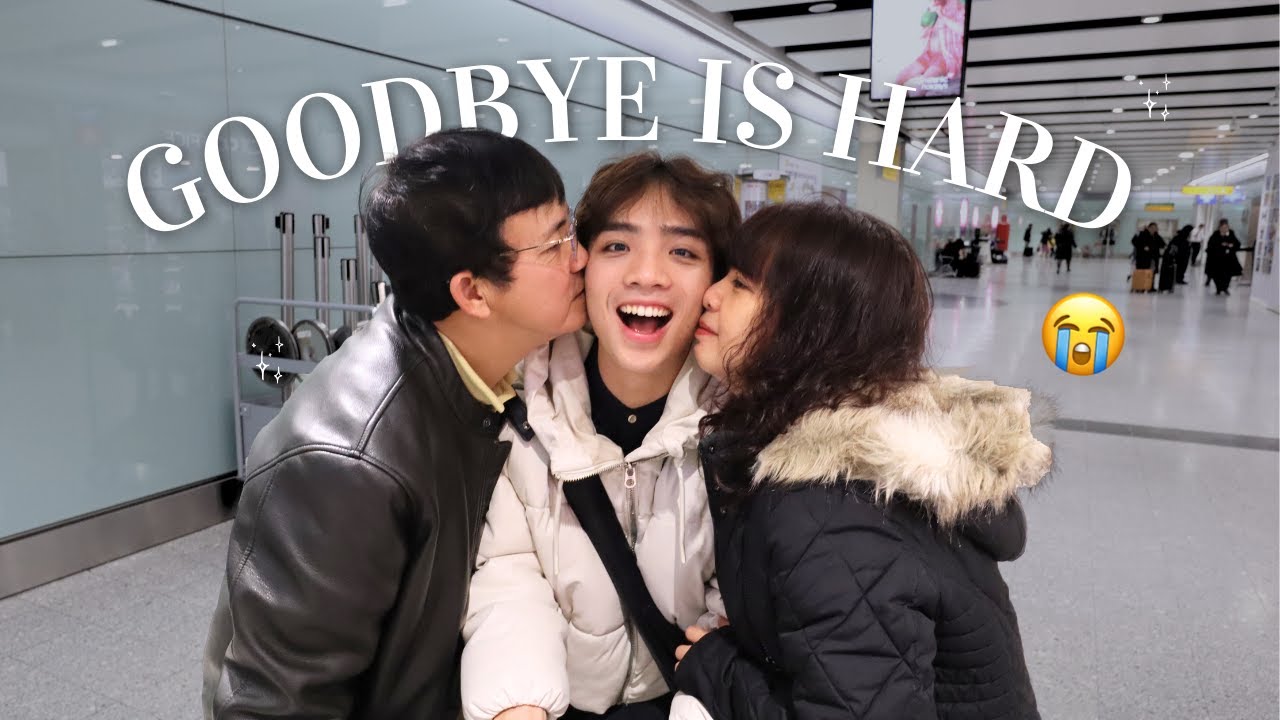 SAY GOODBYE TO MY PARENTS AND YOUNGER BROTHER (my family's last day in ...