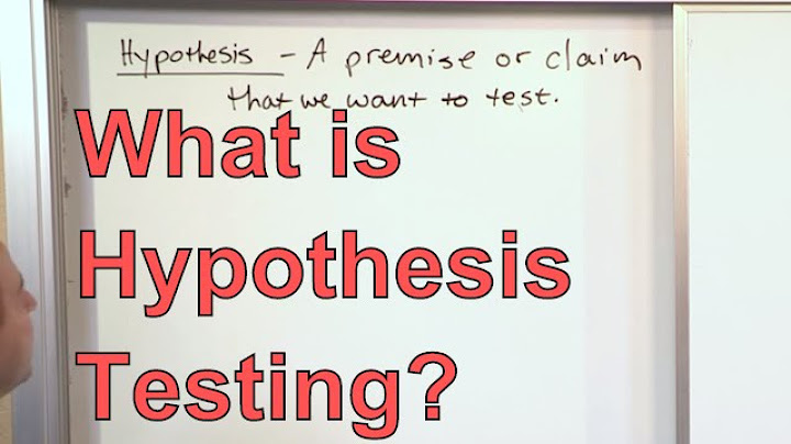 Hypothesis Examples Science