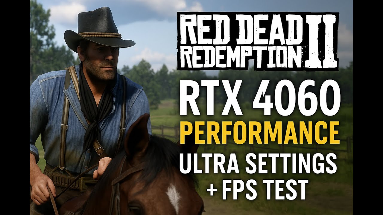 Red Dead Redemption 2 RTX 4060 Performance | Ultra Settings + FPS Test ...