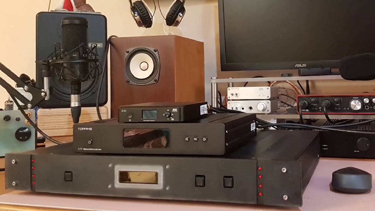 MY DIY DAC SABRE Es9038pro kit with Three Independent Power Supplies ...