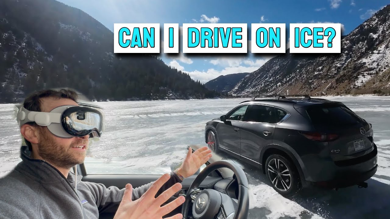Driving on a Frozen Lake with Apple Vision Pro - YouTube