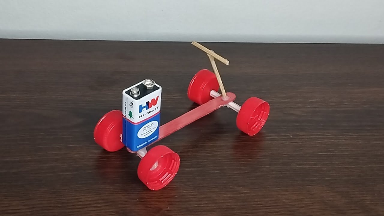 How to Make a Simple car for school project | Creative Light - YouTube