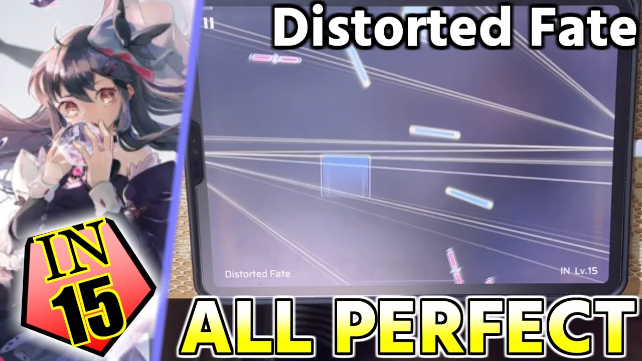 Distorted Fate (IN Lv15) ALL PERFECT【Phigros】 - YouTube