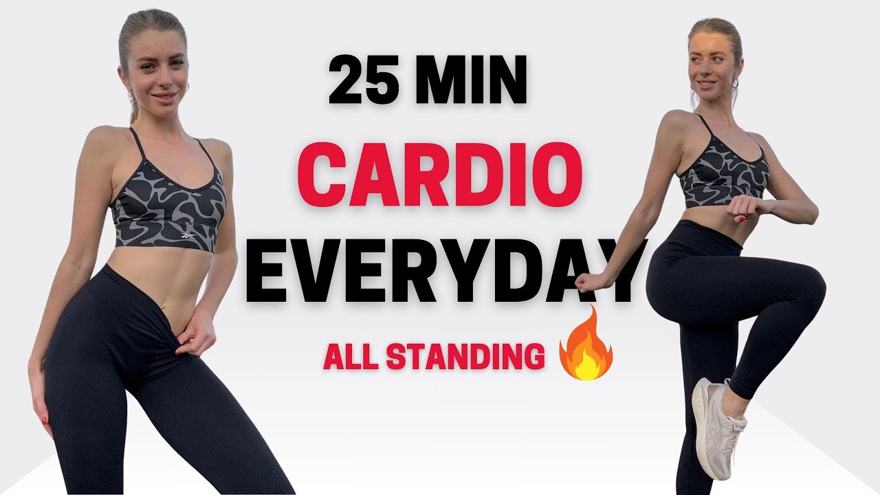 25 MIN CARDIO WORKOUT | Full Body Workout For Everyday | No Equipment ...