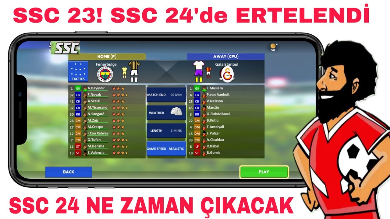 SSC 23! SSC 24'de ERTELENDİ - Super Soccer Champs 2023/2024 Ne Zaman ...