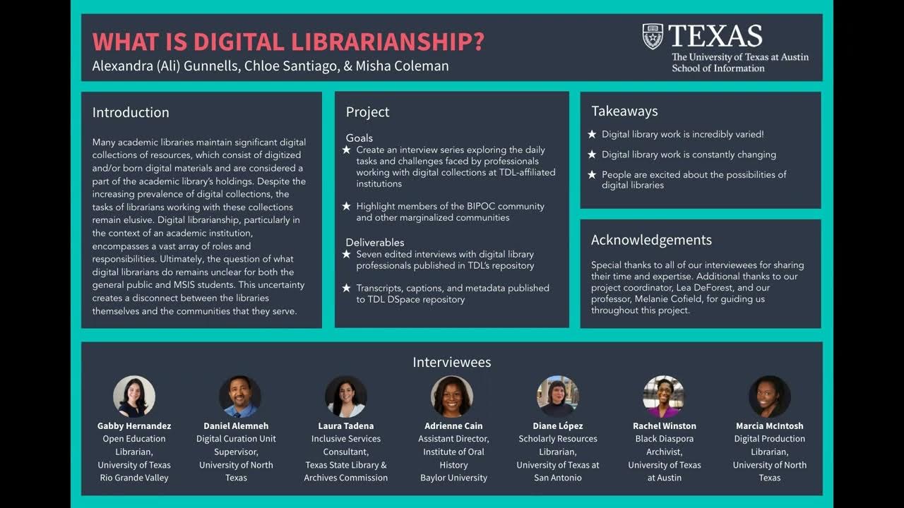 "What is Digital Librarianship?": A Texas Digital Library Interview ...