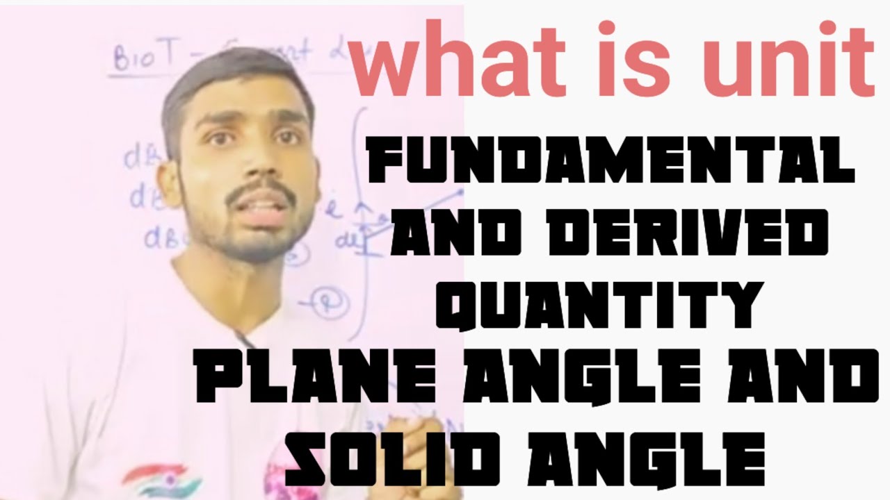 what is unit || what is physical quantity || fundamental and derived ...