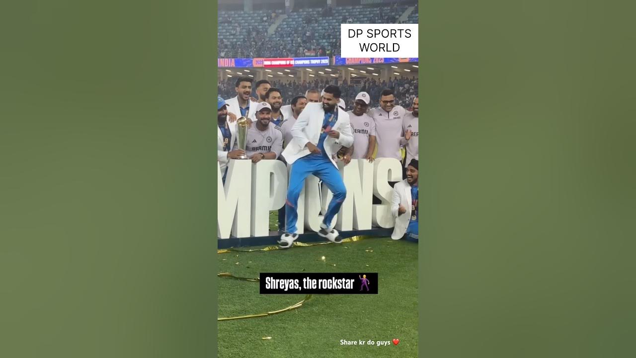 Jaldi comment krke btao kaisa lga dance ️🔥 #icc #championstrophy2025 #indiancricket #dpsports ...