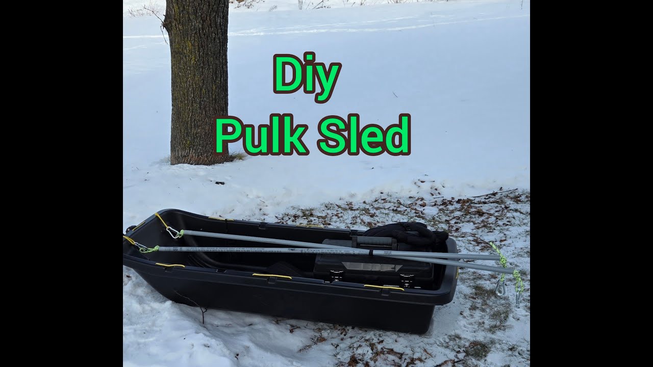 DIY Pulk Sled - YouTube