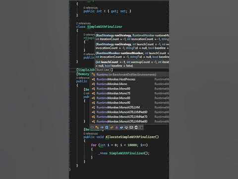 C# Performance Optimization : finalizer Benchmark #csharp #dotnet #programming #codeoptimization ...
