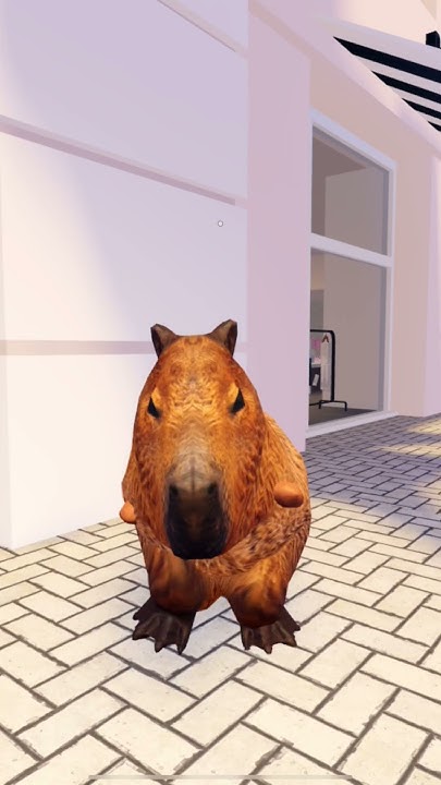 CAPYBARA in Roblox 😱😂 (watch till the end) #shorts #roblox - YouTube